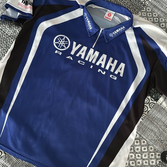 Yamaha | Shirts | Yamaha Racing 4 Zip Polo | Poshmark